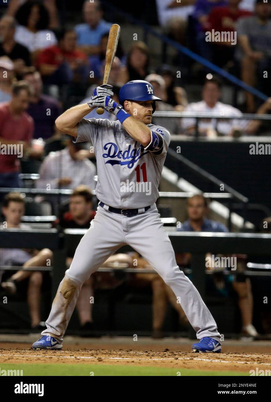 Los Angeles Dodgers second baseman Logan Forsythe (11) during a MLB ...