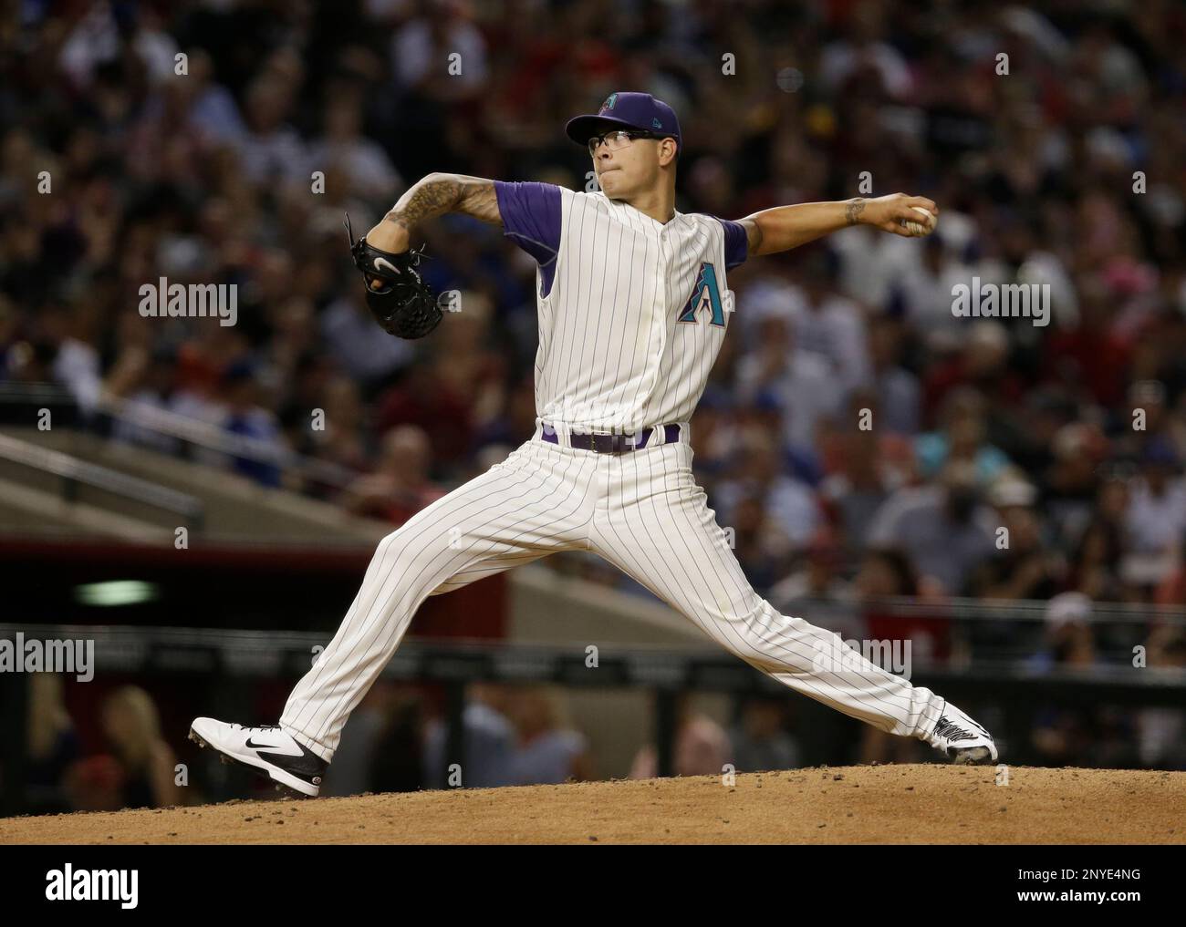 Arizona Diamondbacks starting pitcher Anthony Banda (50) during a MLB ...