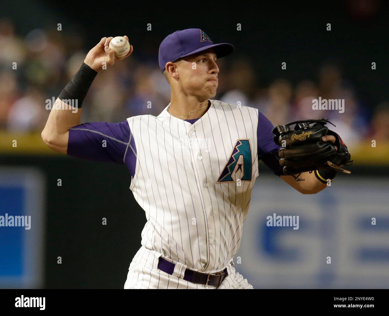 Arizona Diamondbacks third baseman Jake Lamb (22) during a MLB baseball ...