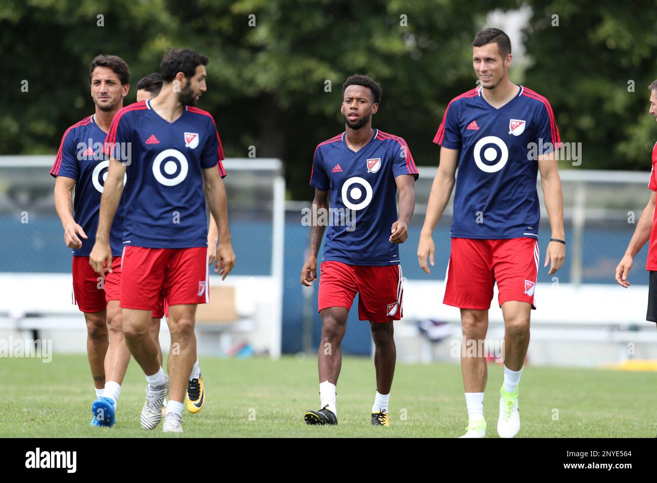 CHICAGO, IL - JULY 31: From left: Hernan Grana, Diego Valeri, Kellyn ...