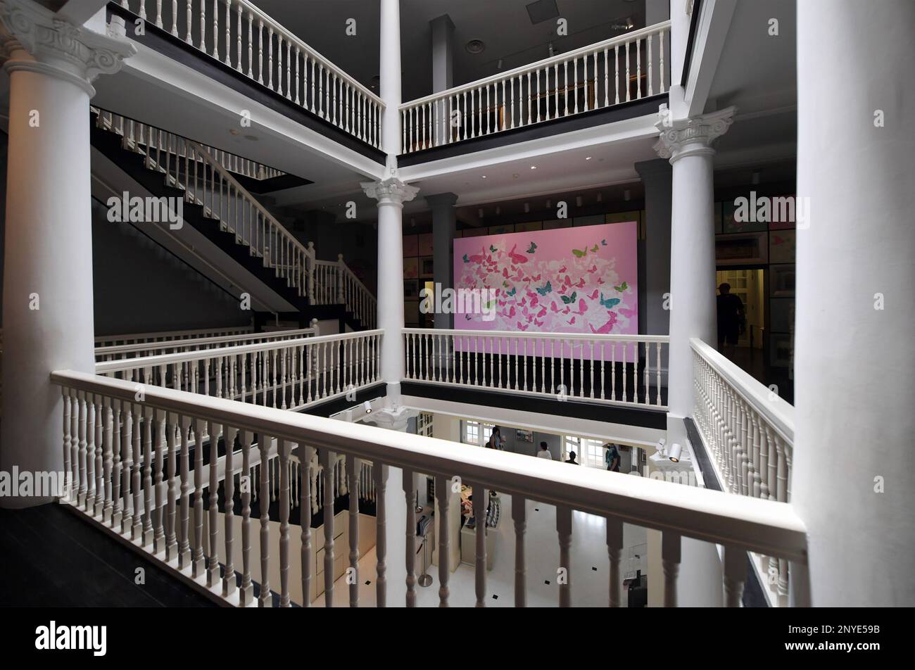 The internal layout of the museum was kept intact to retain the ...