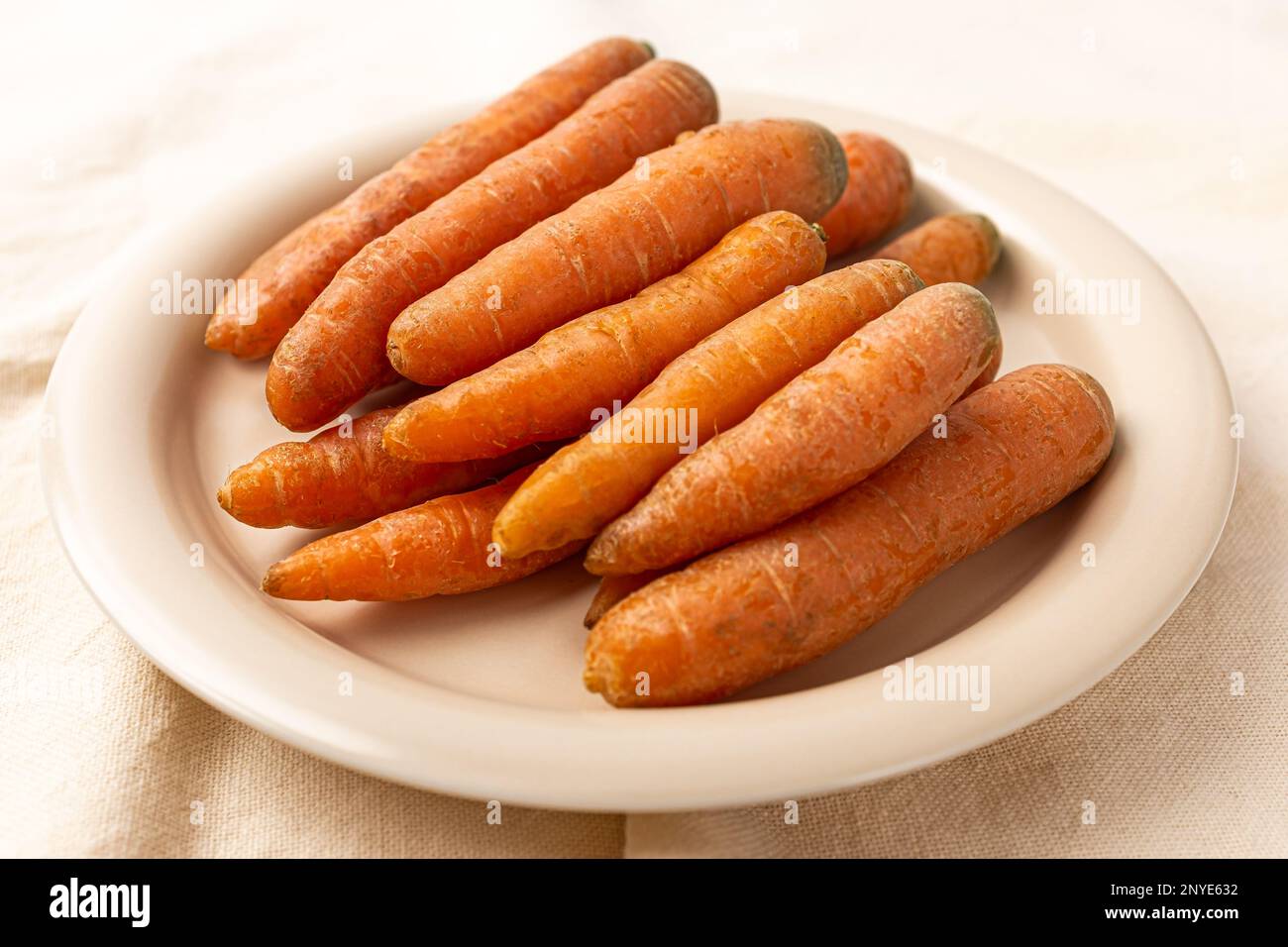 small carrots. sweet vegetables. Vegetables rich in vitamin A Stock ...