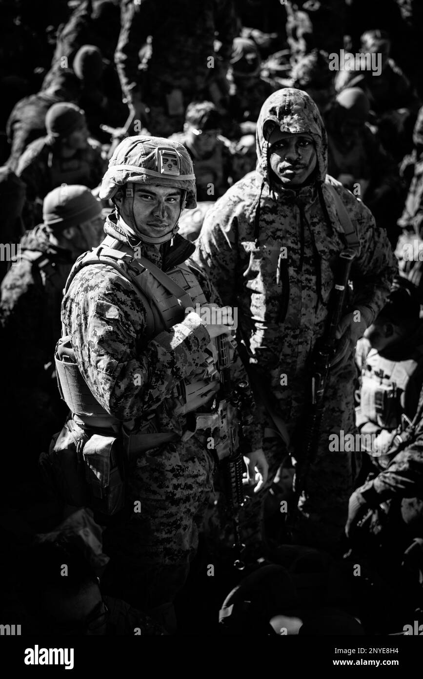 U.S. Marines with 2d Battalion, 2d Marine Regiment, 2d Marine Division ...