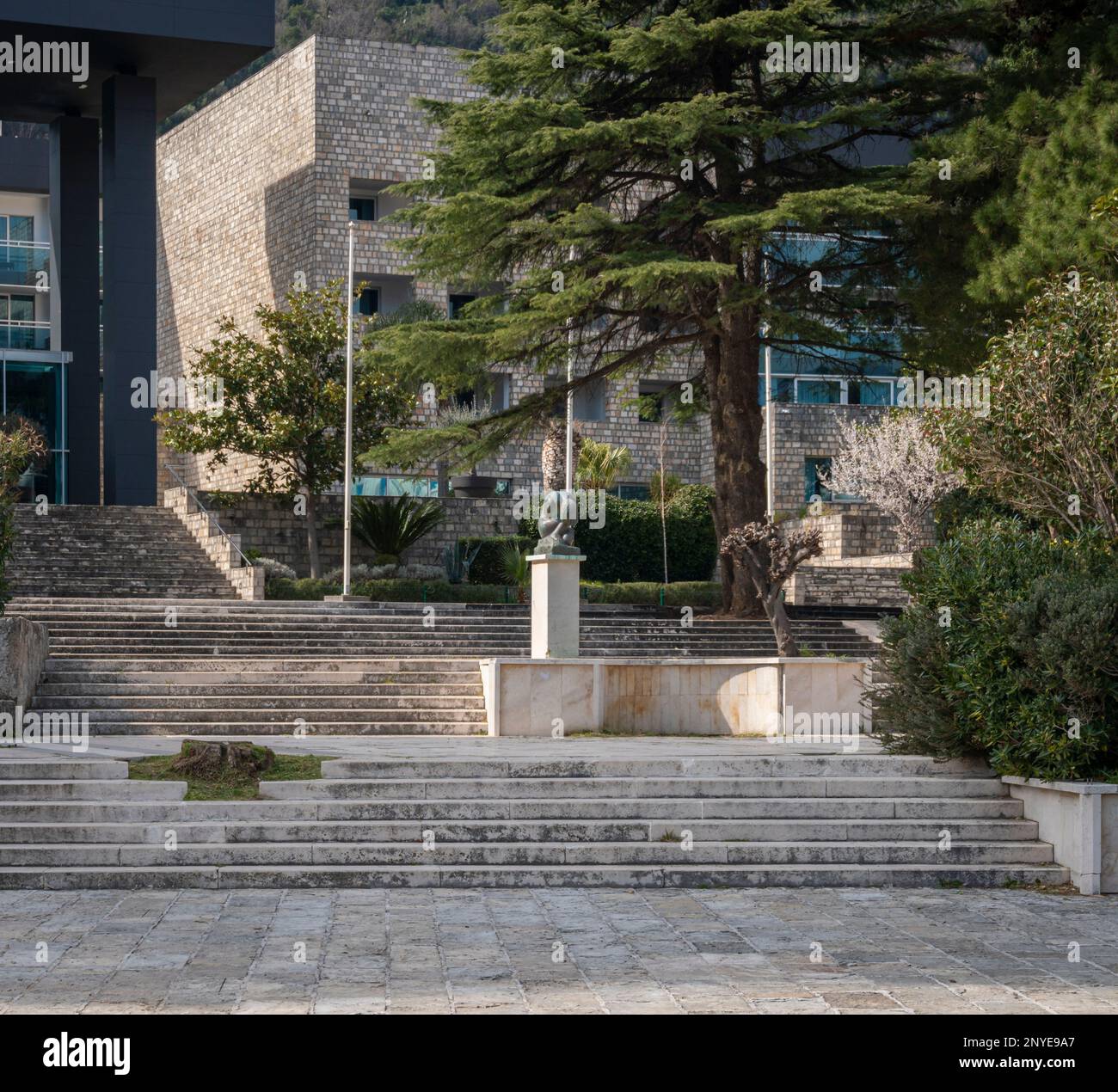 Steps in the city of Budva, Montenegro Stock Photo - Alamy