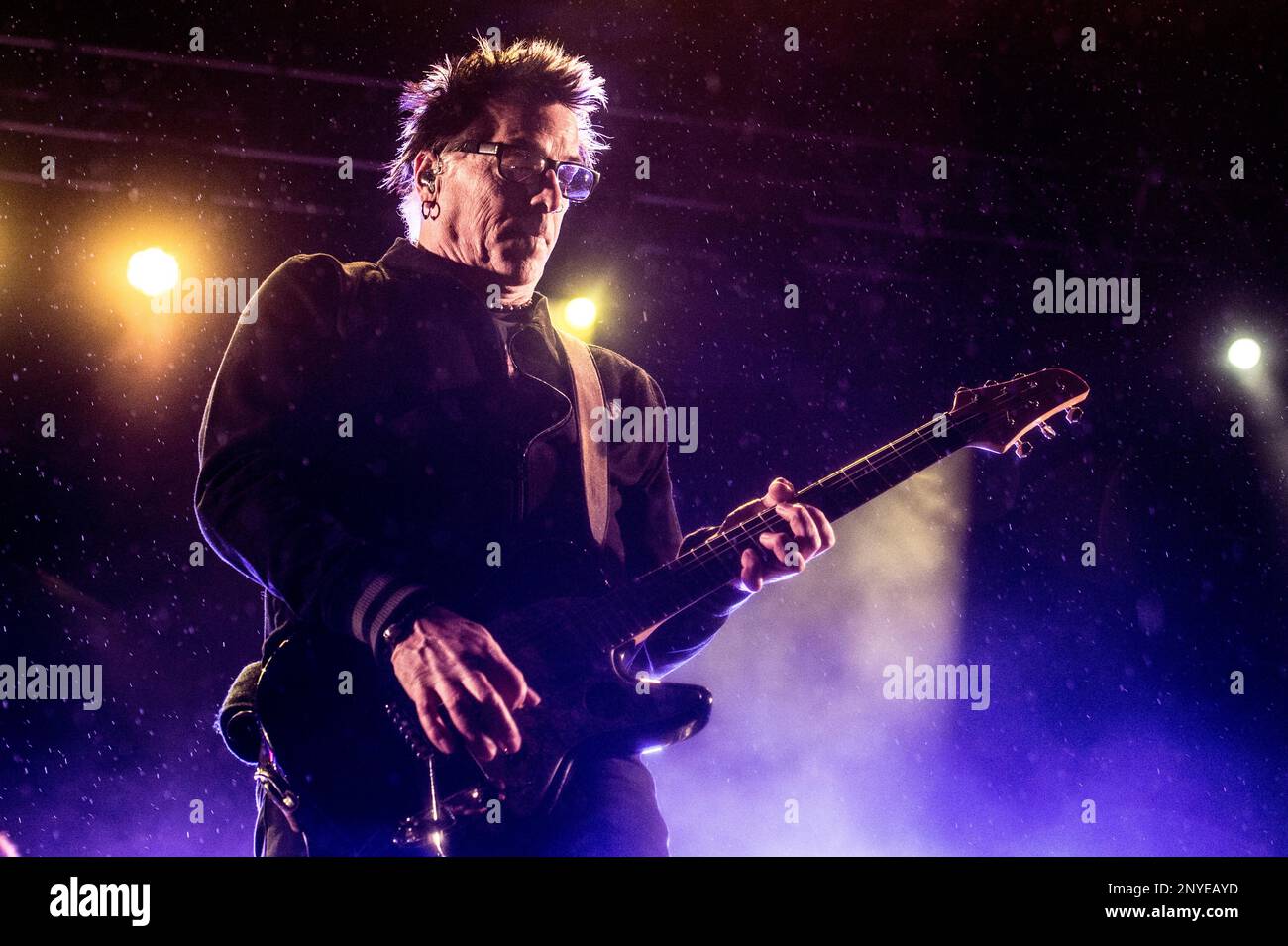 Noodles of The Offspring performs during Riot Fest on Sept. 12, 2014 ...
