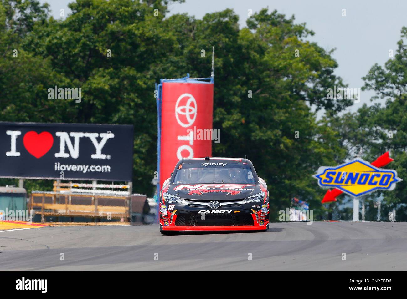 Kyle Busch, NOS Rowdy Toyota Camry during practice for the NASCAR ...