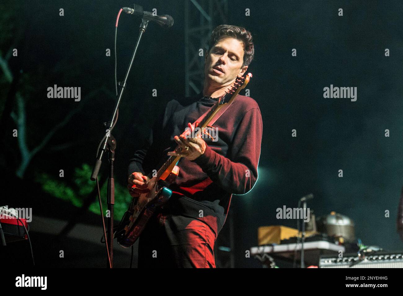 Johnny Marr of Modest Mouse performs during Riot Fest at Douglas Park ...