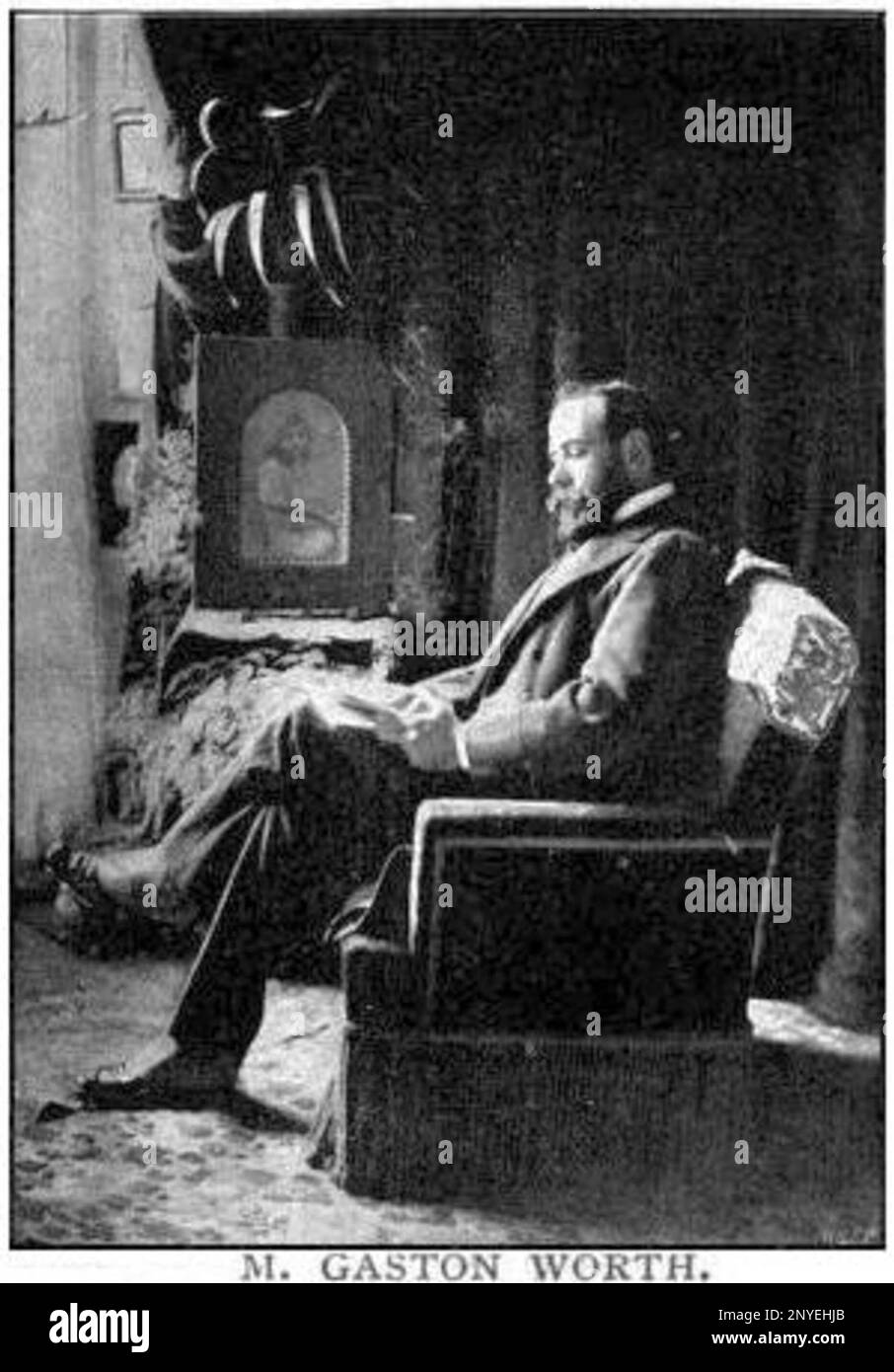 Photographic portrait of Gaston Worth, son of Charles Frederick Worth ...