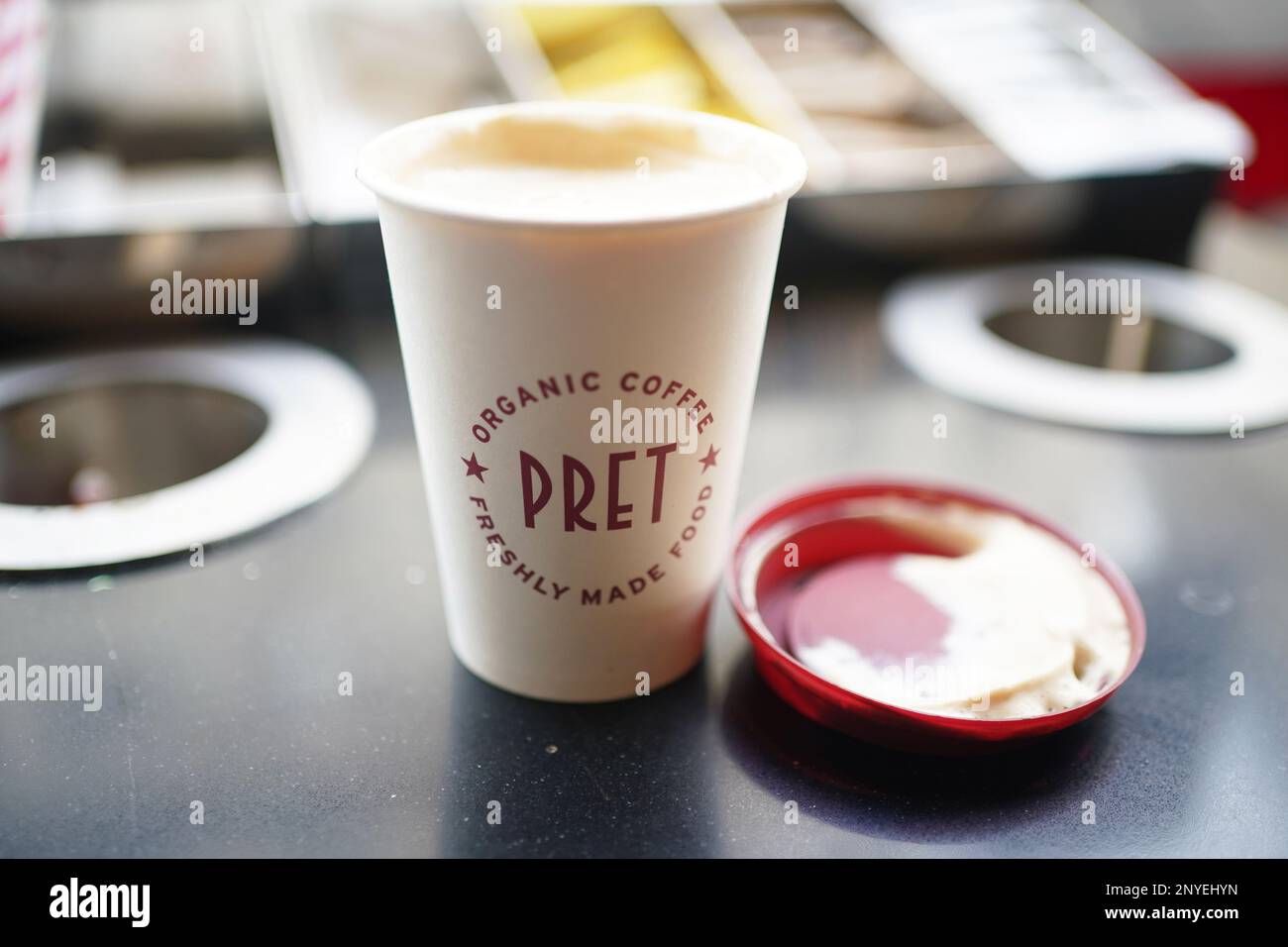 A Pret a Manger coffee in London, as the company will increase the ...