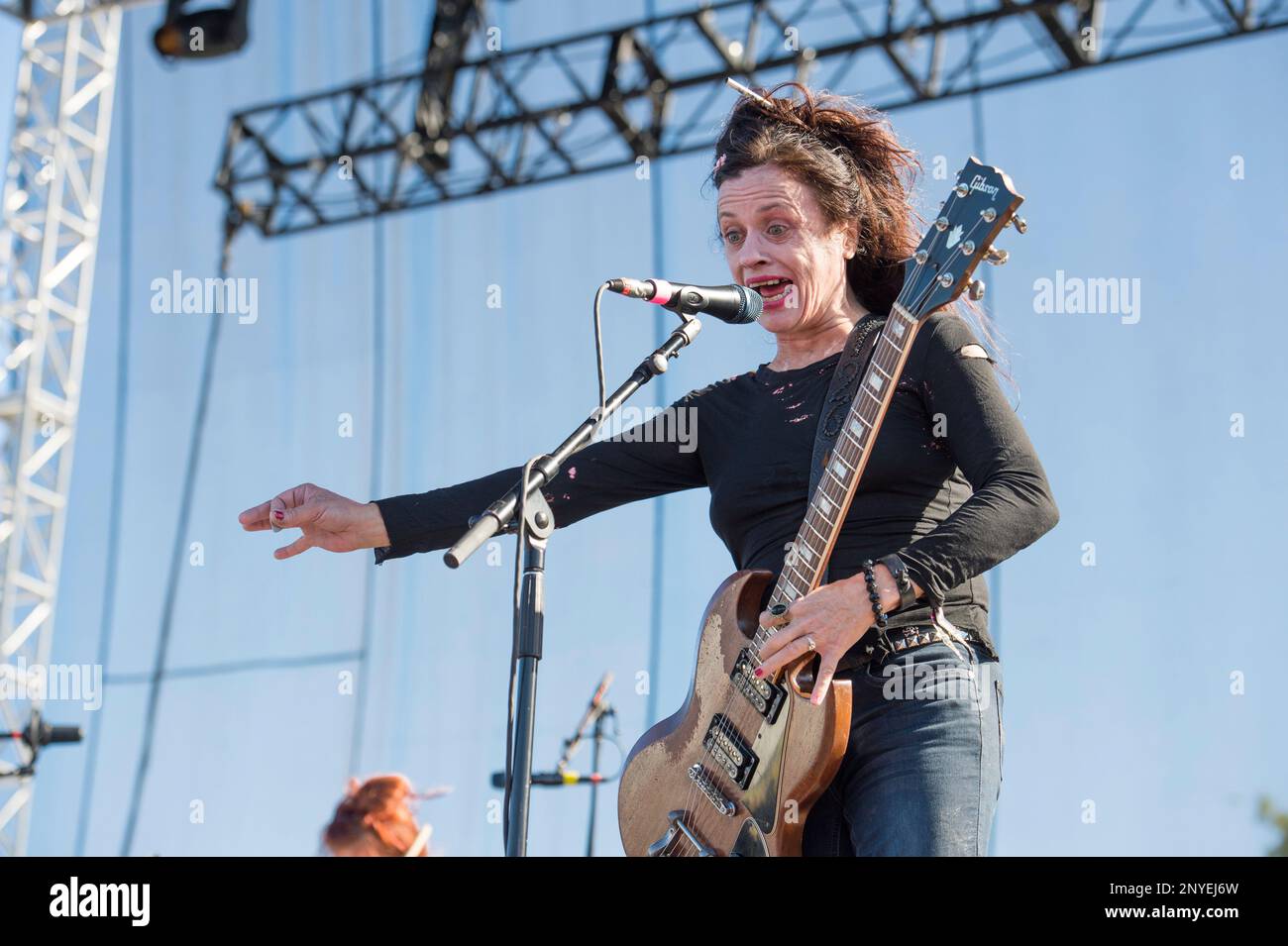 Kat Bjelland of Babes In Toyland performs during Riot Fest at Douglas ...