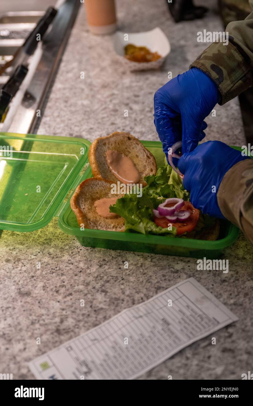 Airman 1st Class Hunter Pearson, 4th Force Support Squadron food ...