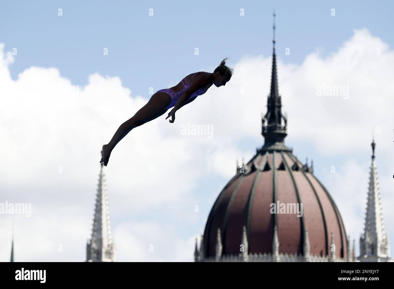 Women’s High Diving is held at at the 17th FINA World Championships in ...