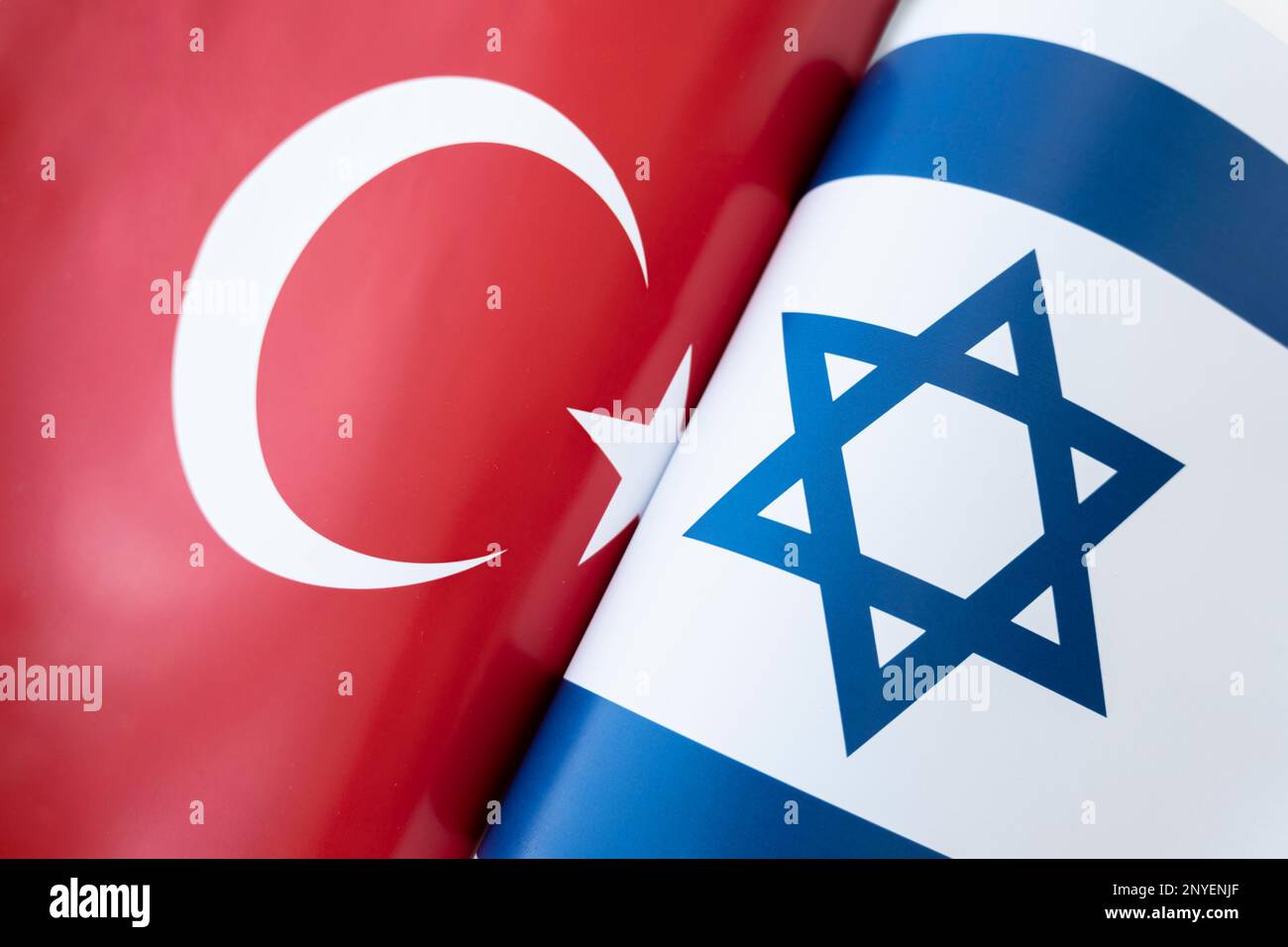 Background of the flags of the israel turkey. The concept of ...