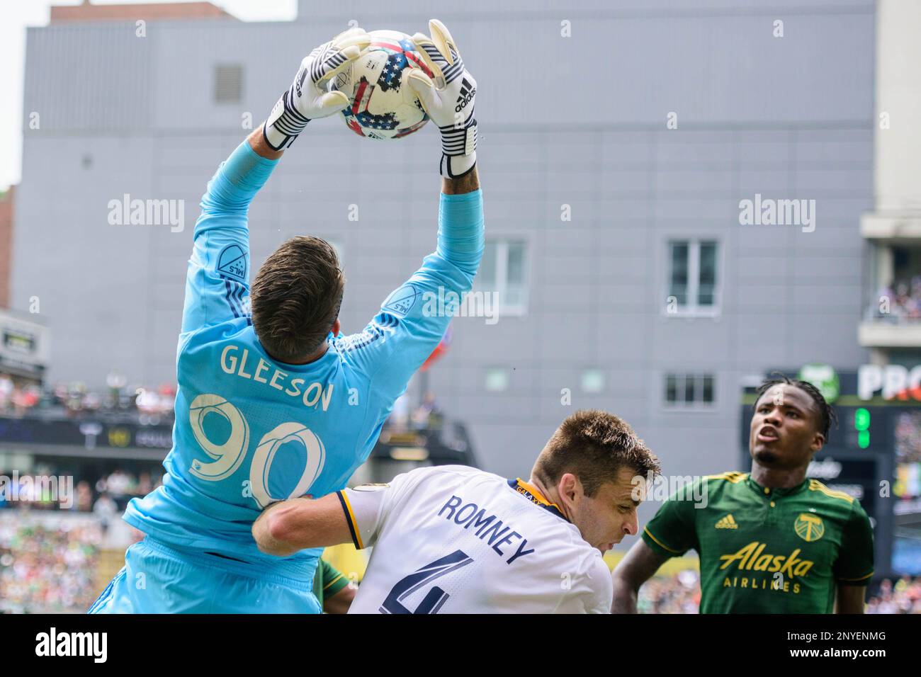 Portland Timbers G Jake Gleeson (90) during the MLS soccer game between ...