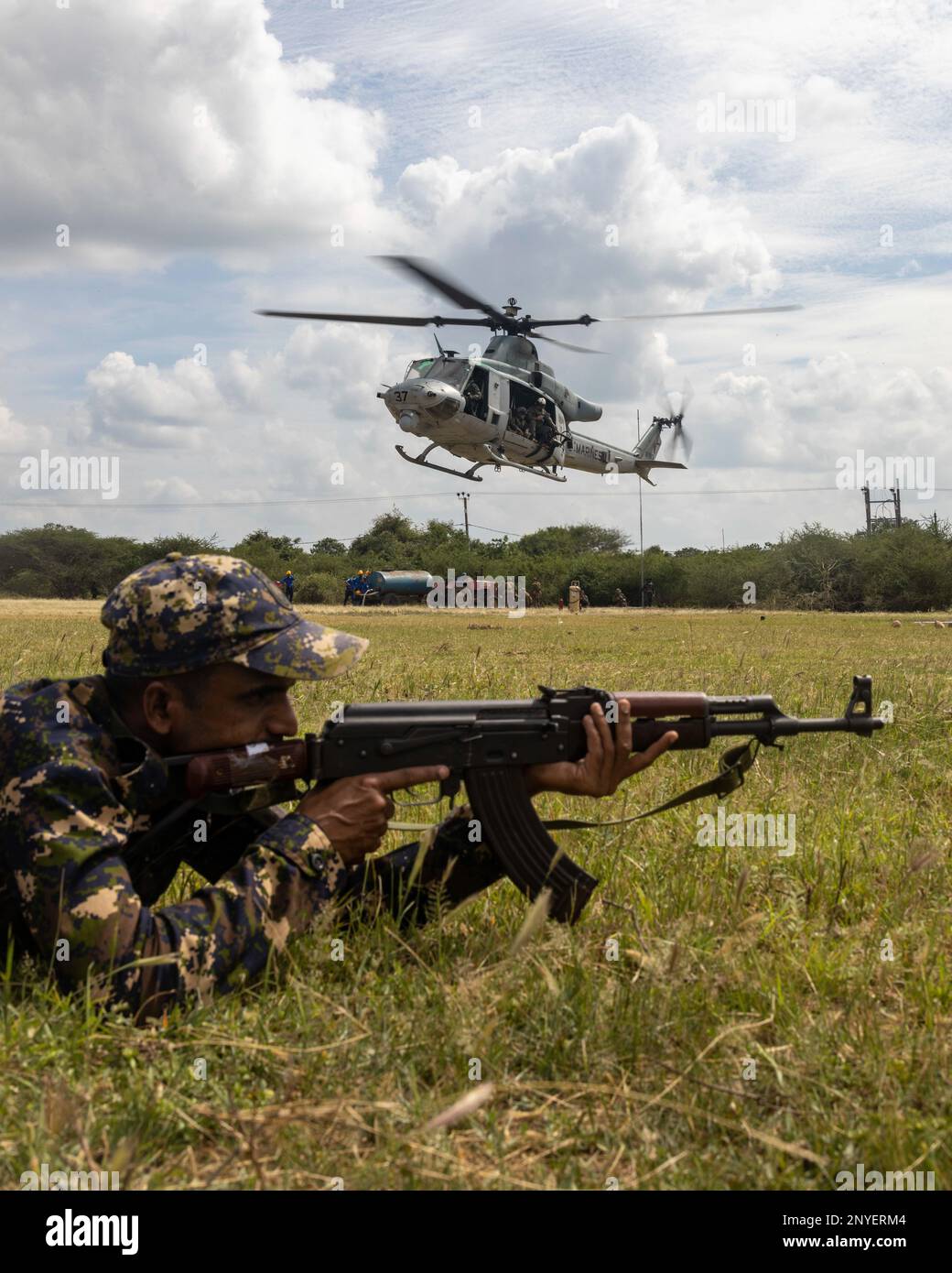 MULLIKULAM, Sri Lanka (Jan. 24, 2023) – U.S. Marines Corps pilots with ...