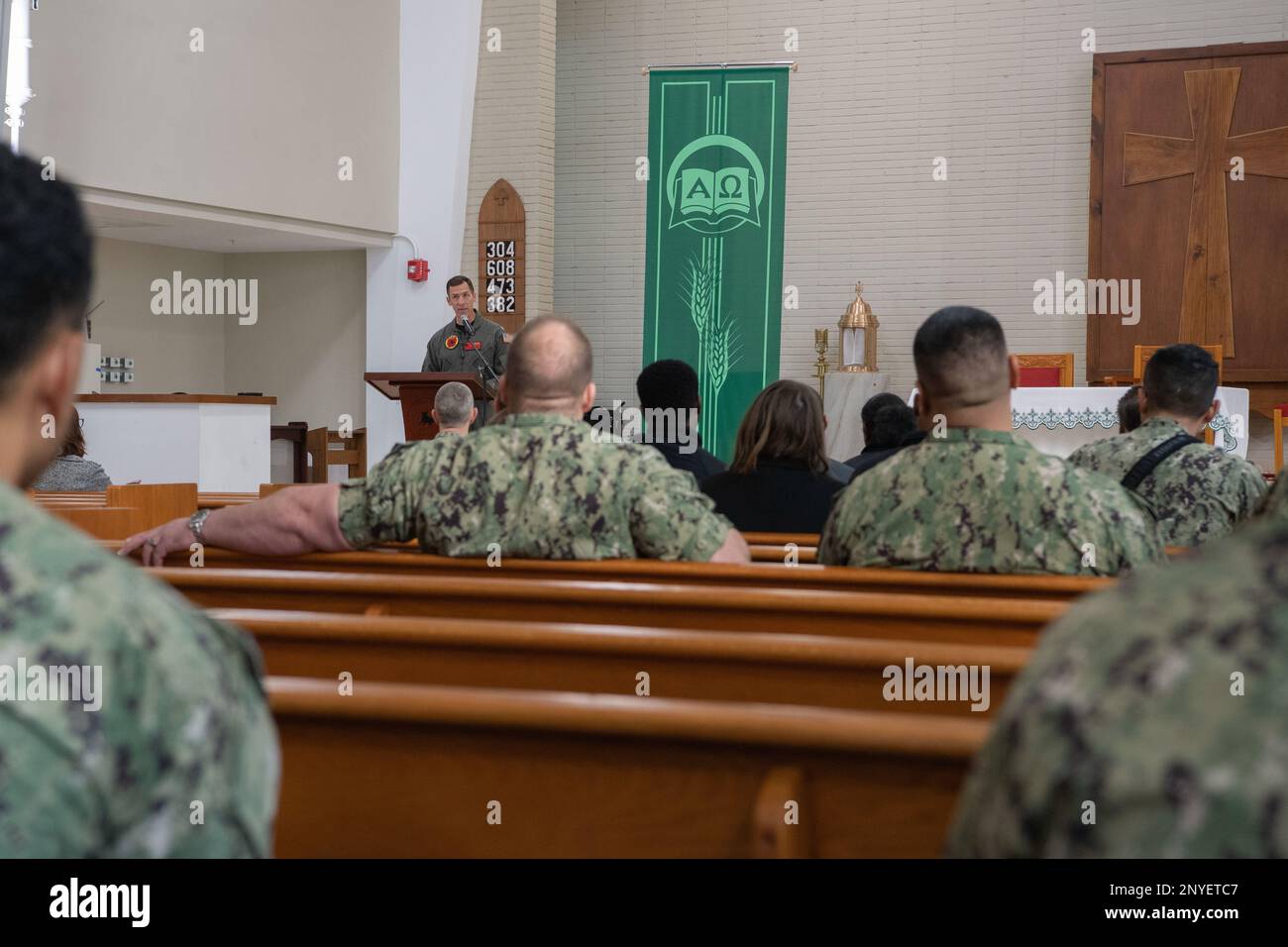 NAVAL STATION ROTA, Spain (February 10, 2023) Capt. Teague Suarez, the ...