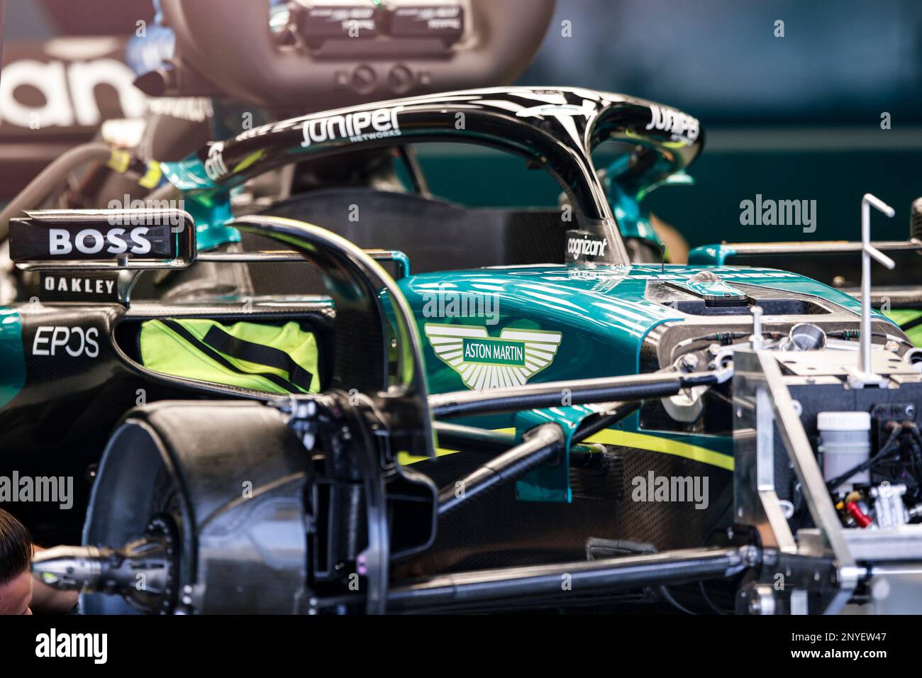 Aston Martin F1 Team AMR23, mechanical detail during the Formula 1 Gulf ...