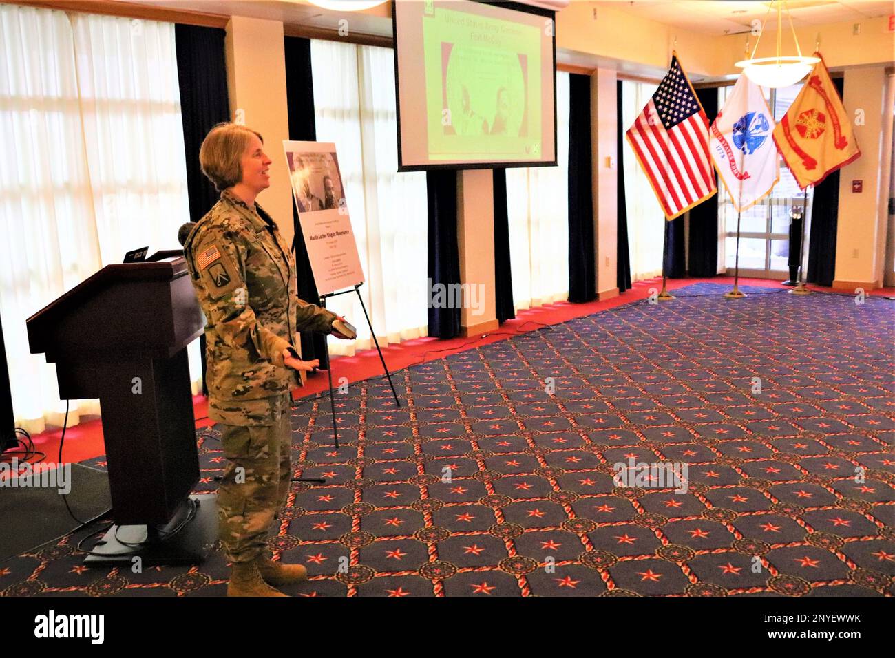 Chaplain (Lt. Col.) Amy Noble with the Fort McCoy Garrison Religious ...