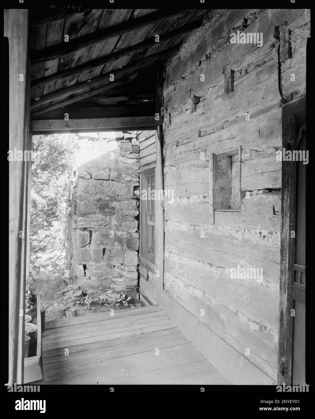 Enos Blair Log House, High Point vic., Randolph County, North Carolina ...