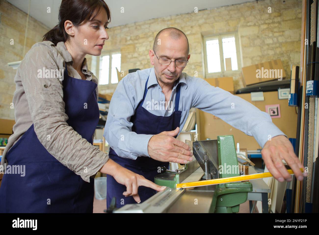 the paper mill factory workers Stock Photo - Alamy