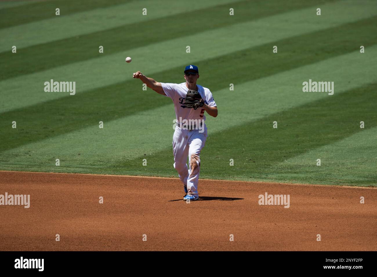 LOS ANGELES, CA - JULY 29: Los Angeles Dodgers shortstop Corey Seager ...