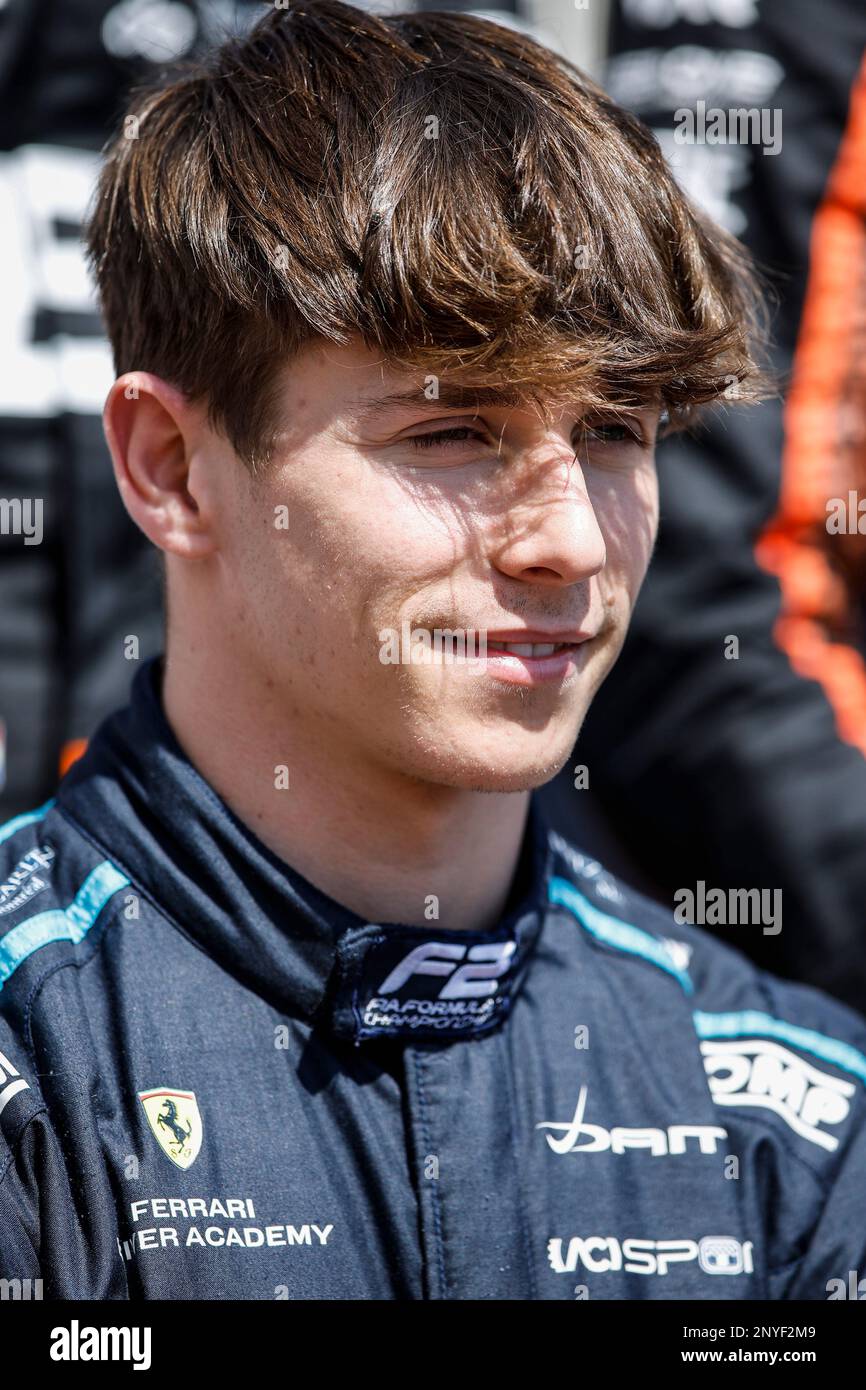 LECLERC Arthur (mco), DAMS, Dallara F2, portrait during the 1st round ...