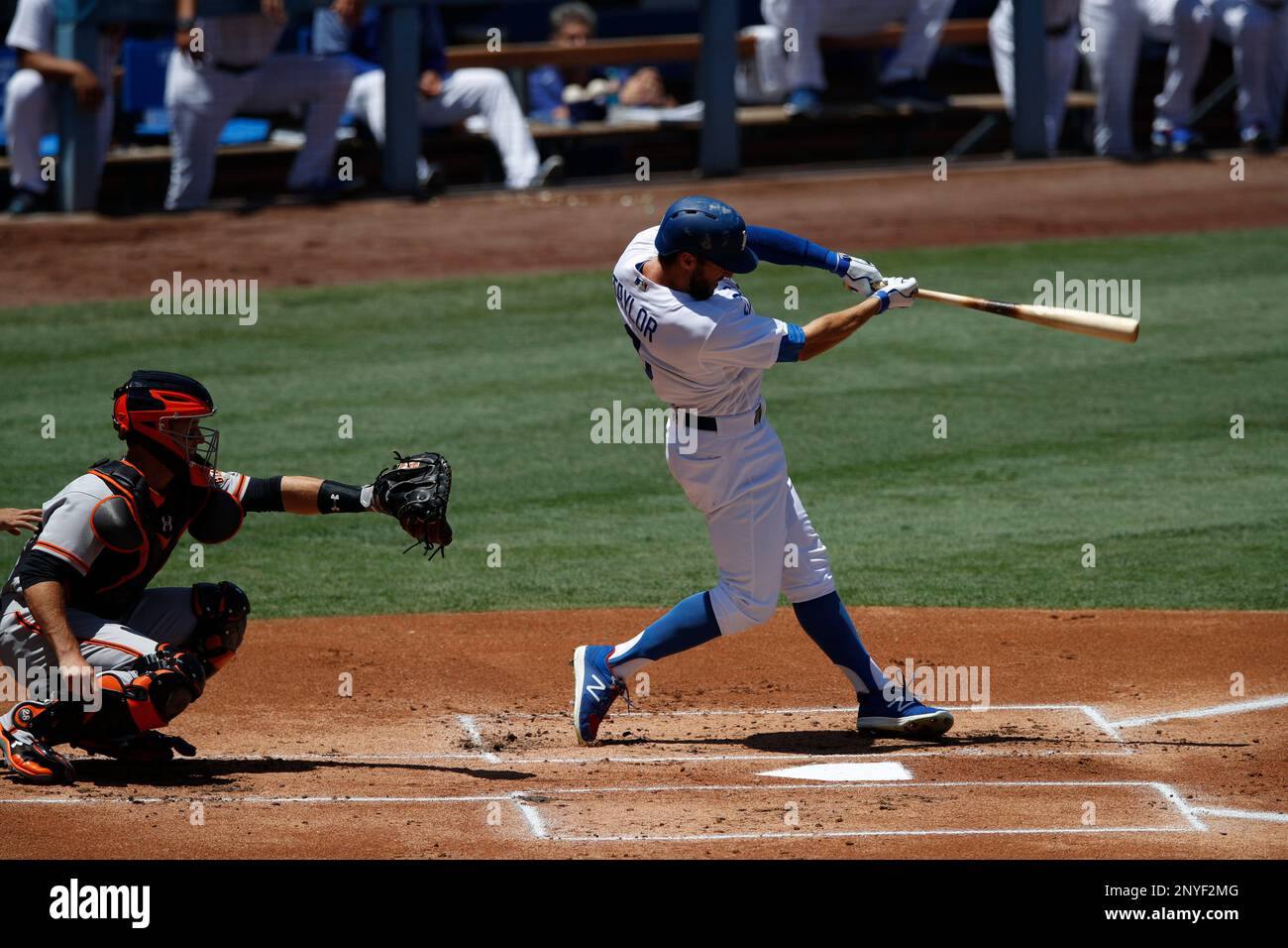 LOS ANGELES, CA - JULY 29: Los Angeles Dodgers left fielder Chris ...