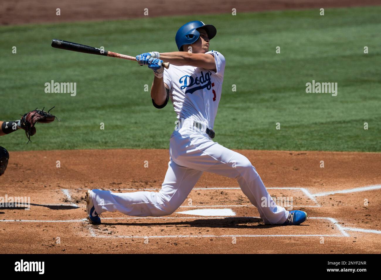 LOS ANGELES, CA - JULY 29: Los Angeles Dodgers shortstop Corey Seager ...