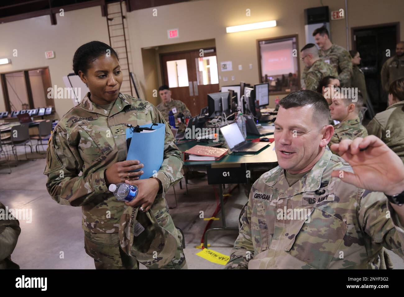 U.S. Army Chief Warrant Officer Two Chiquera Hearns, a property book ...