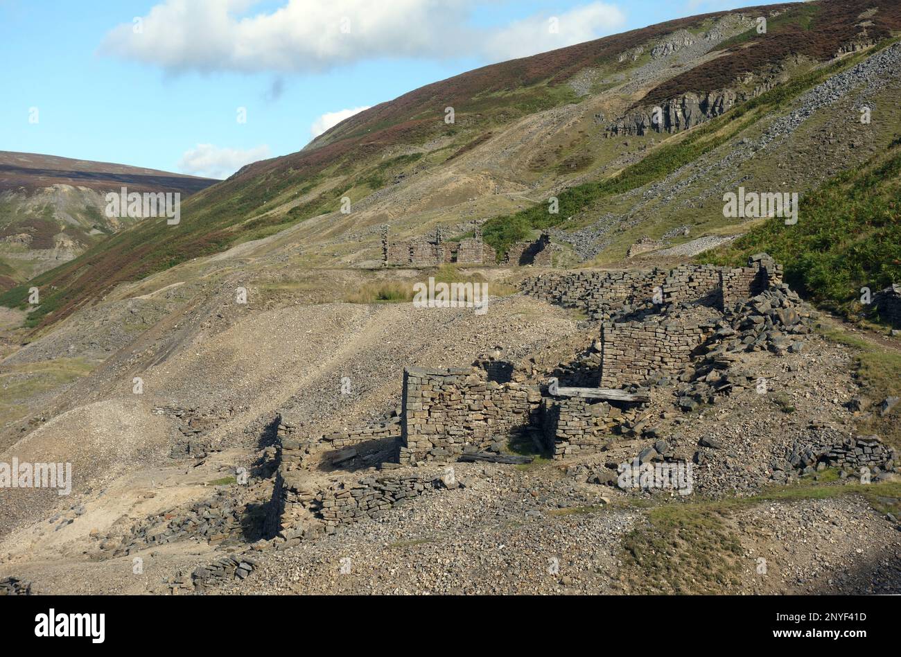 The Ruins of the Old Bunton (Bunting) Level Lead Mining Buildings in ...