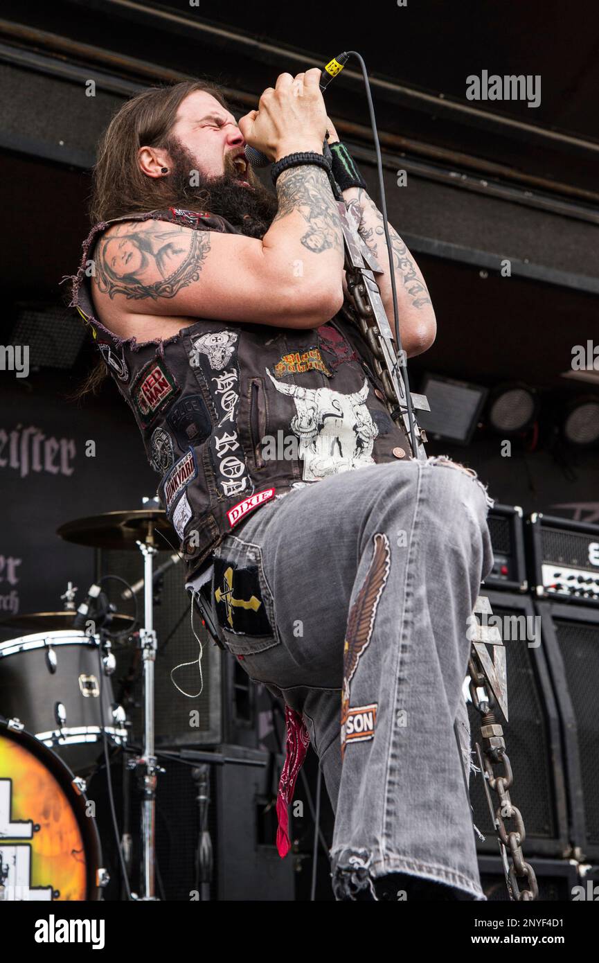 Dewey Bragg of Kill Devil Hill performs during the Rock on the Range ...
