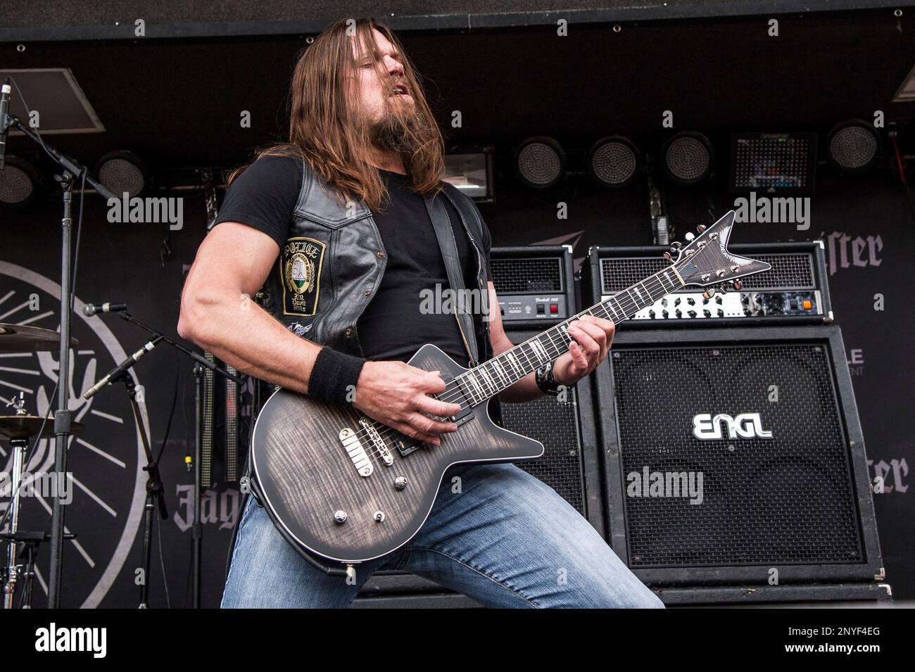 Mark Zavon of Kill Devil Hill performs during the Rock on the Range ...
