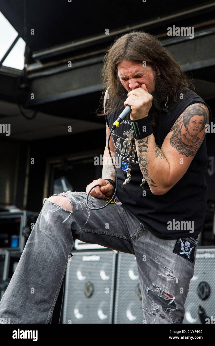 Dewey Bragg of Kill Devil Hill performs during the Rock on the Range ...