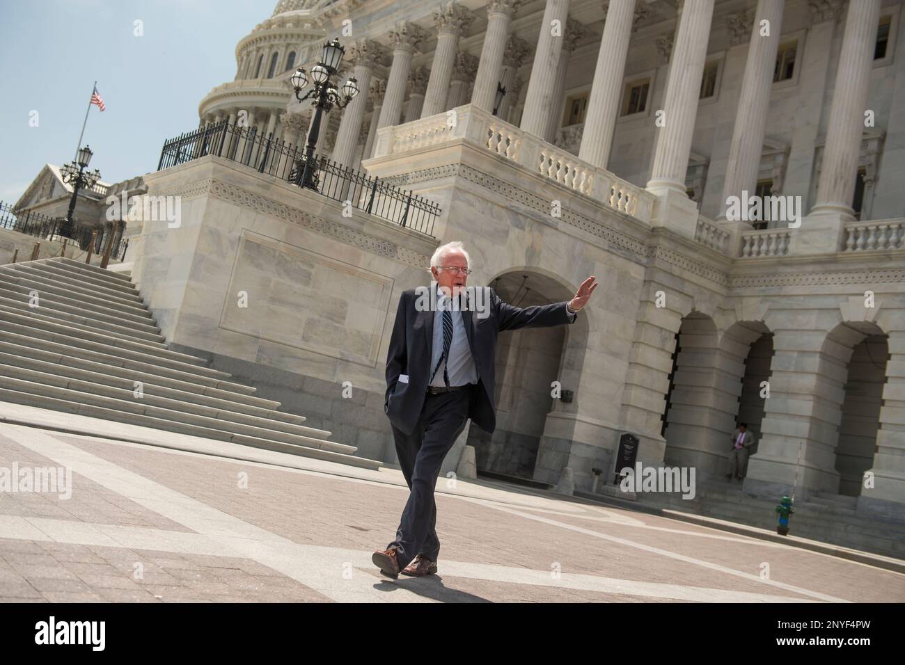 UNITED STATES - AUGUST 03: Sen. Bernie Sanders, I-Vt., leaves the ...
