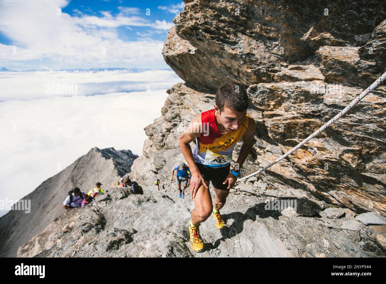 Nadir Maguet performs at the Red Bull K3 in Susa, Italy, on July 29 ...