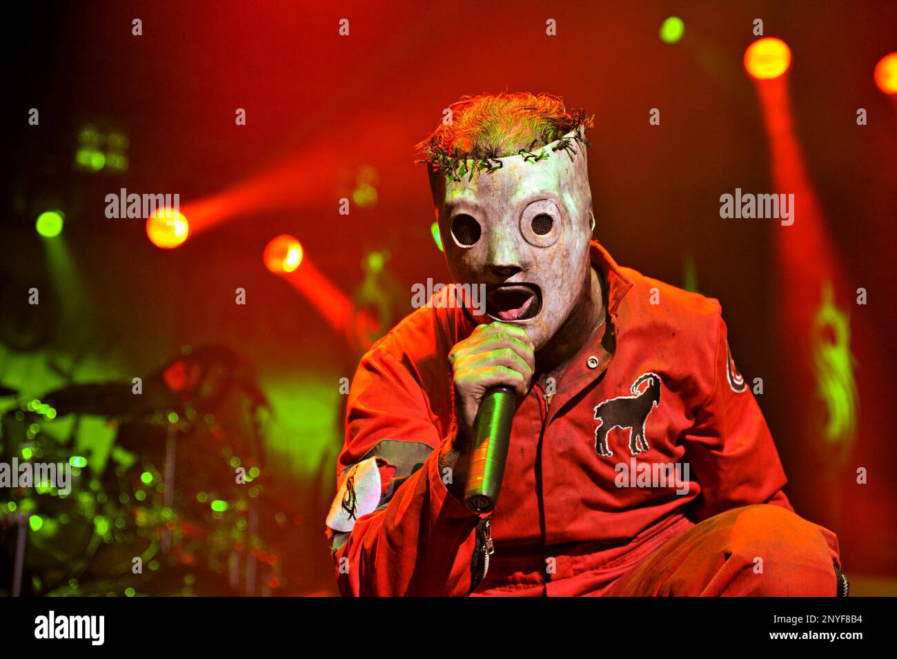 Corey Taylor of Slipknot performs during the Mayhem Music Festival at ...
