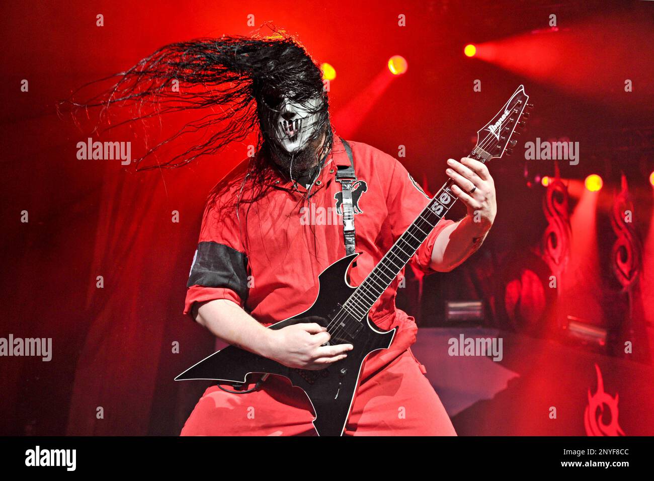 Mick Thomson of Slipknot performs during the Mayhem Music Festival at ...