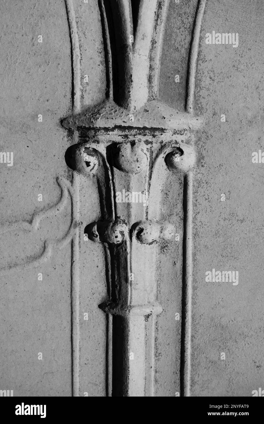 Vintage medieval copper metal decoration detail Stock Photo - Alamy