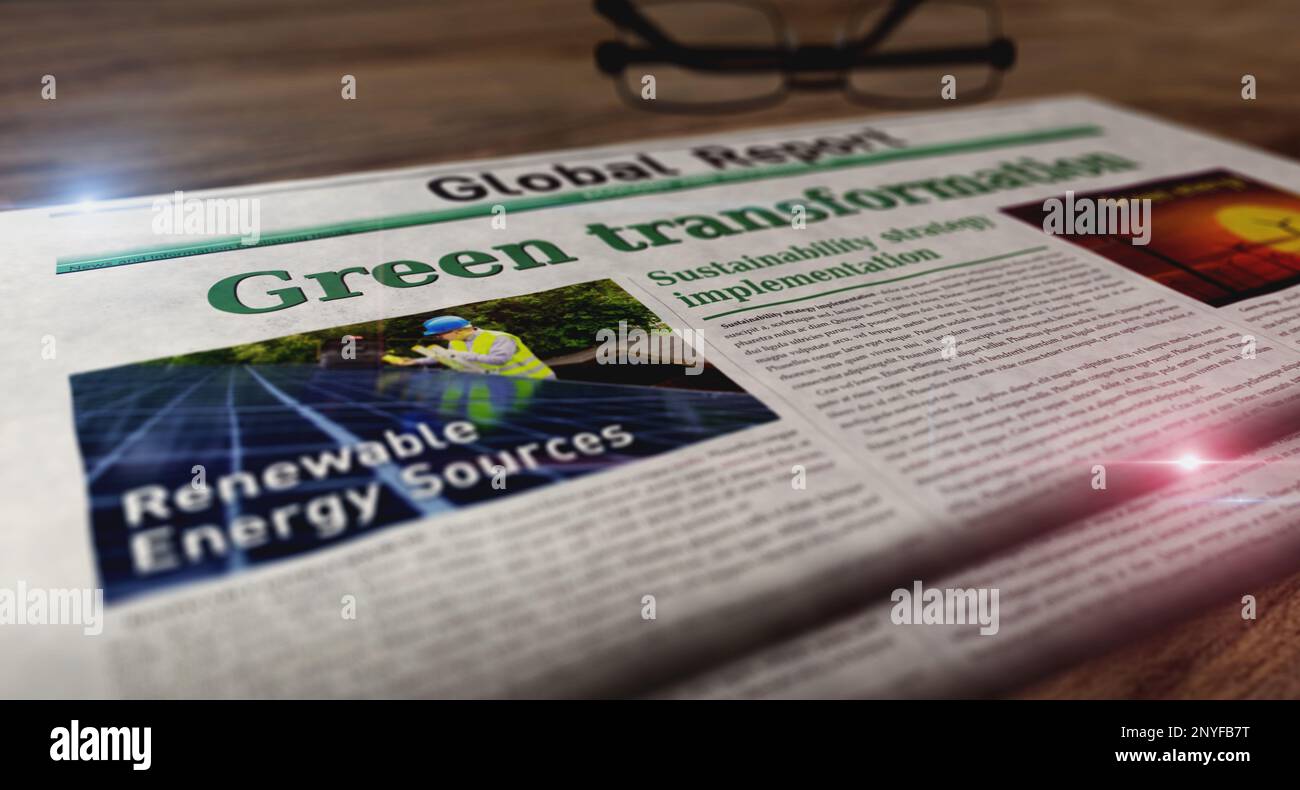 Green transformation ecology environment and sustainable economy daily ...