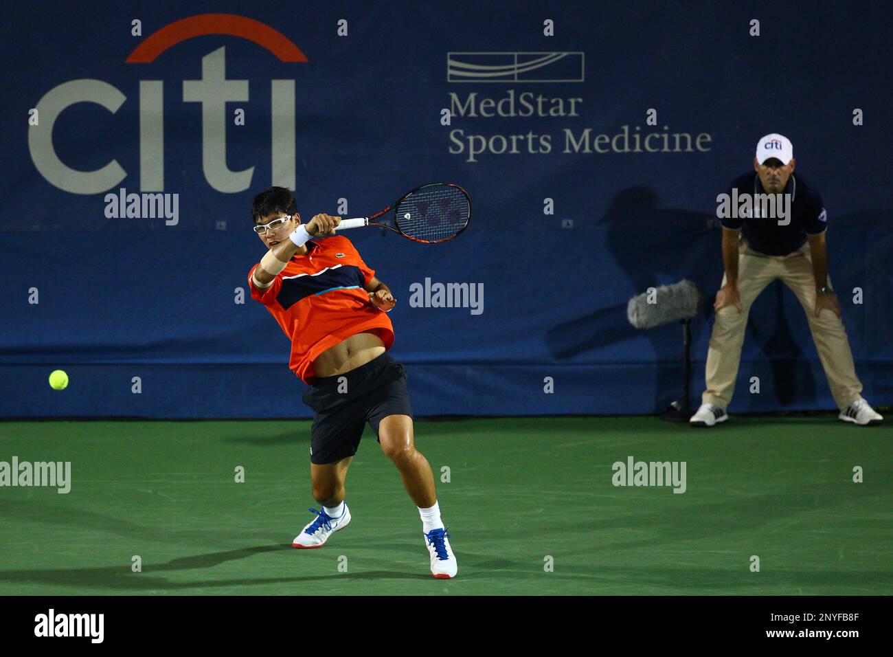 WASHINGTON D.C., DC - AUGUST 01: HYEON CHUNG (KOR) during his day two ...