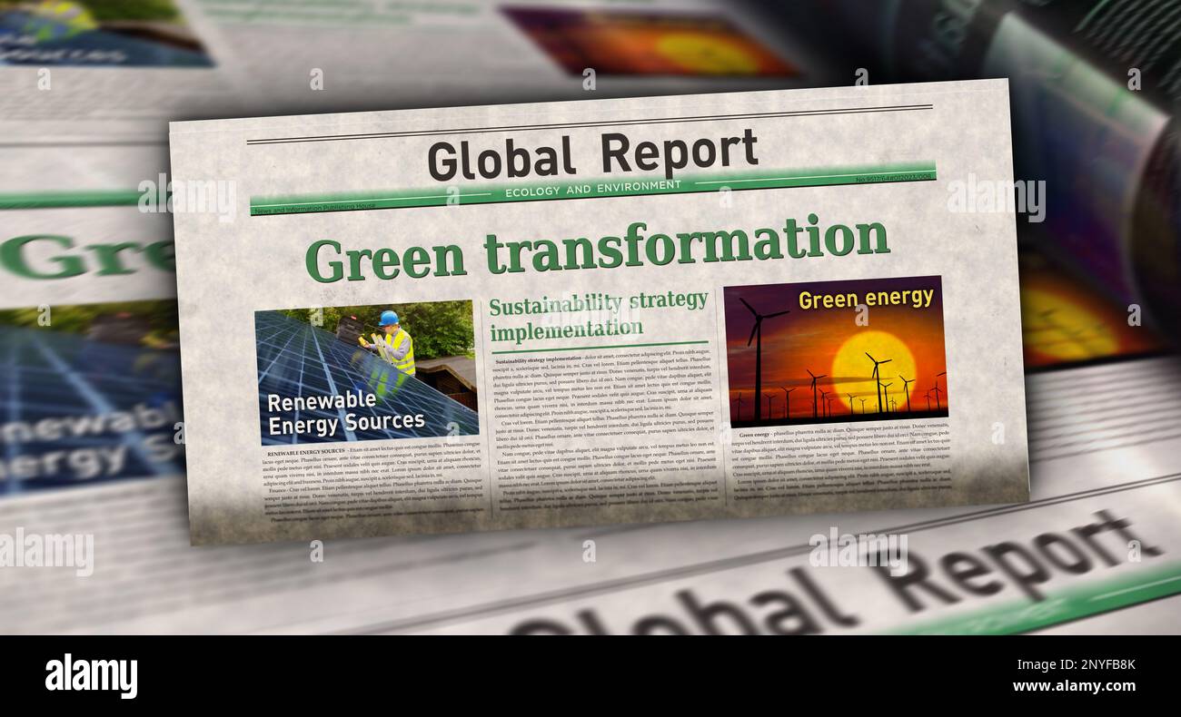 Green transformation ecology environment and sustainable economy ...