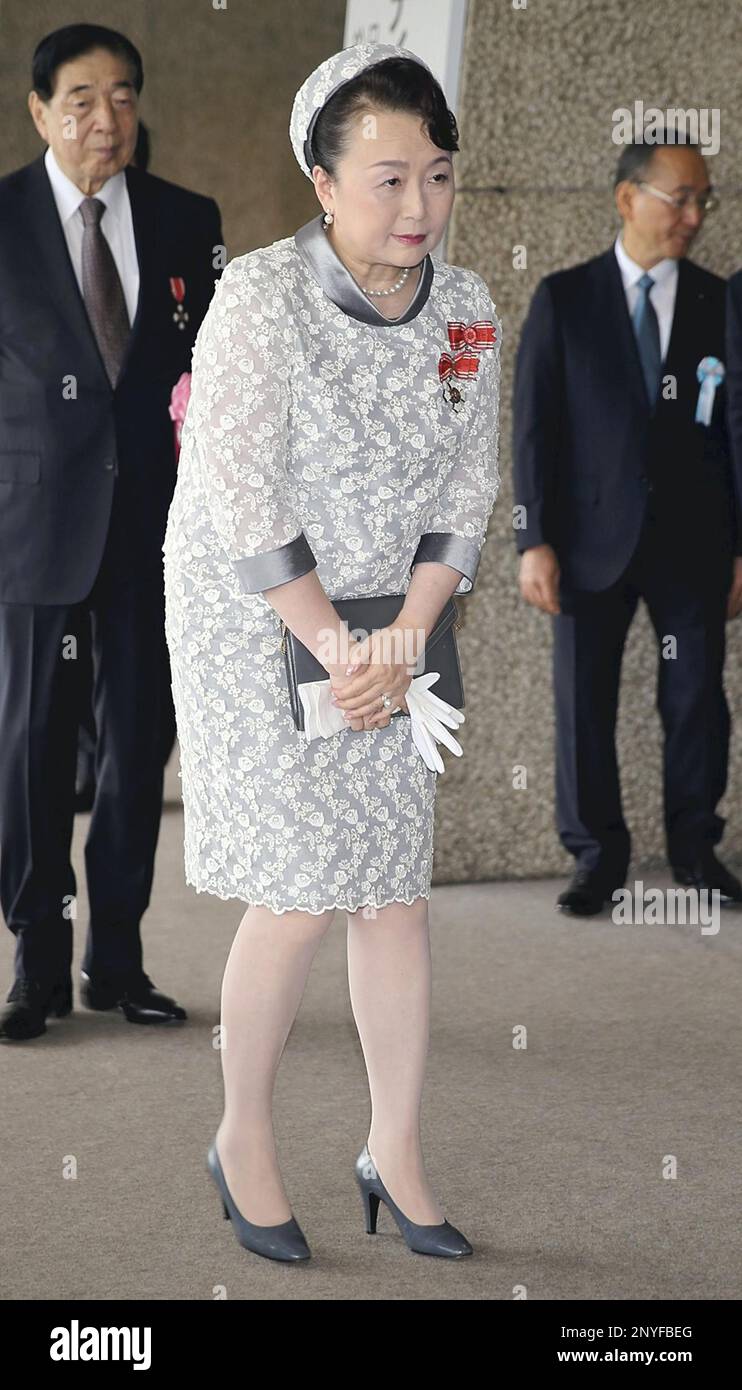 Japanese Princess Nobuko arrives at an award ceremony of the Florence ...