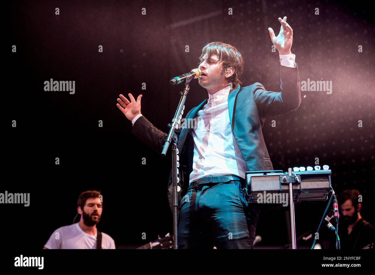 Mark Foster of Foster The People performs during the Firefly Music ...