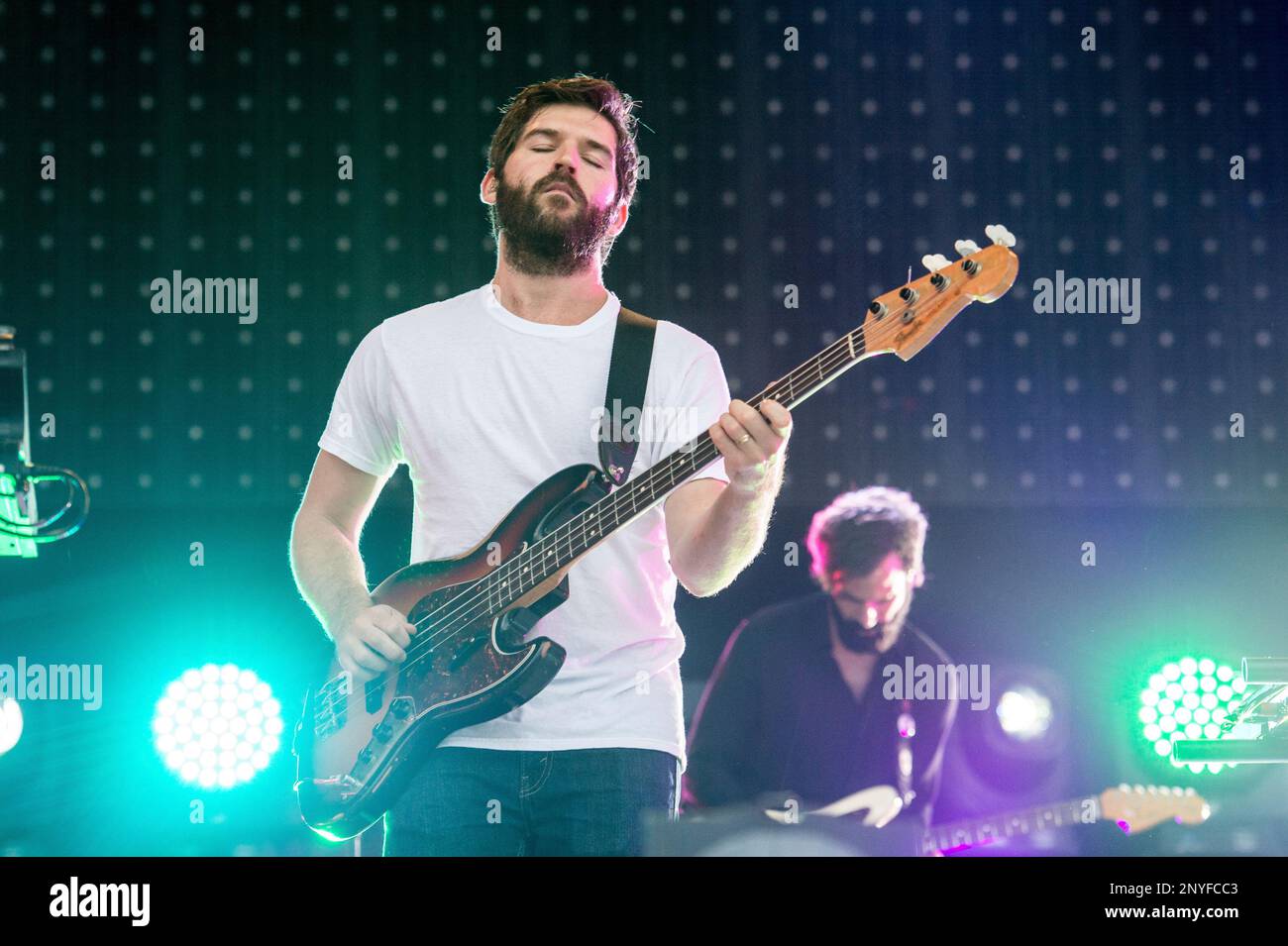 Cubbie Fink of Foster The People performs during the Firefly Music ...