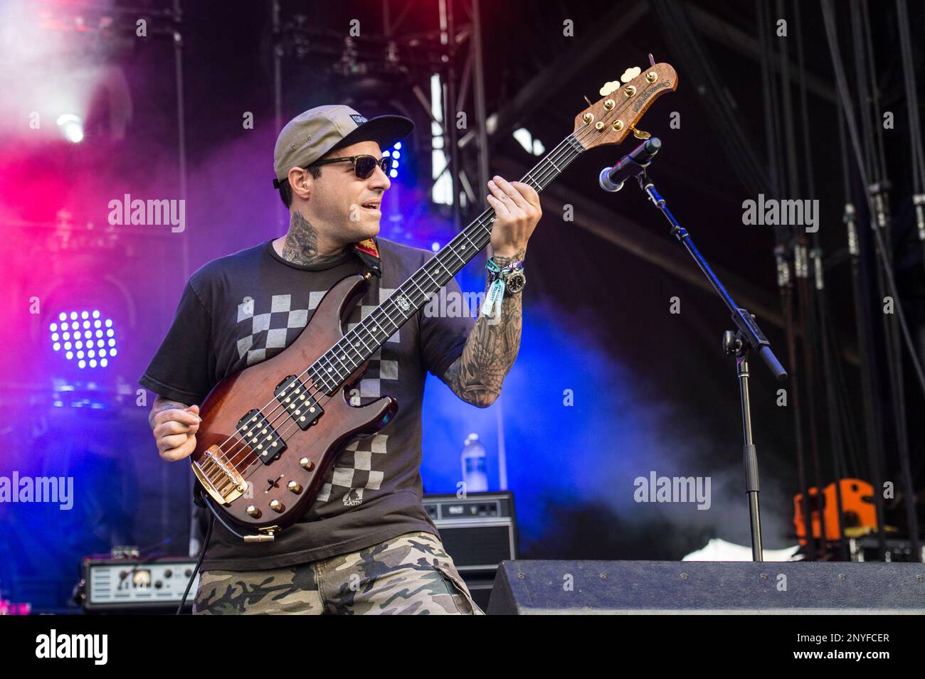 David Foral of Dirty Heads performs during the Firefly Music Festival ...