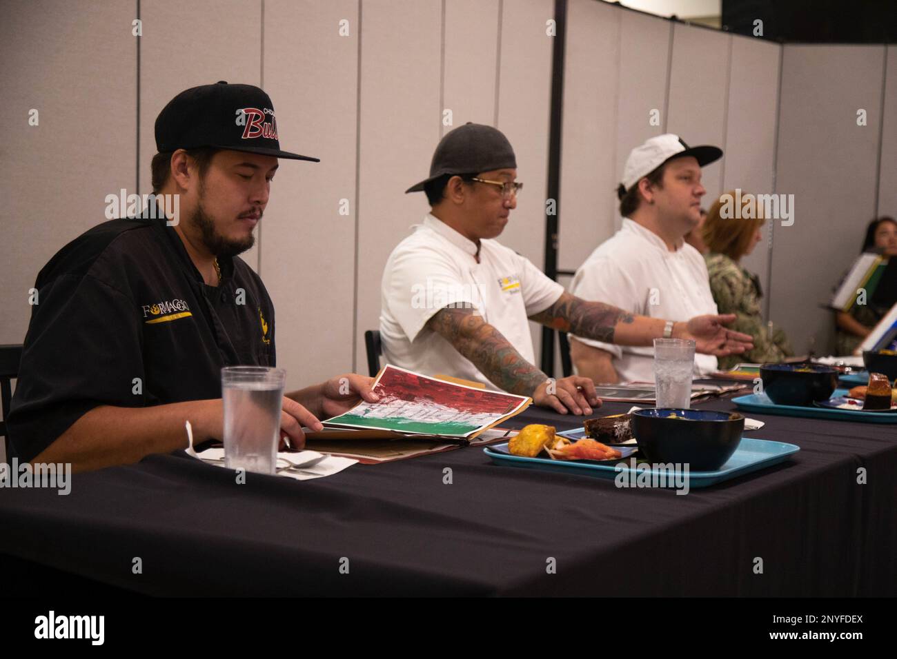 Guest Judges participating in the Chef of the Year cook-off at Anderson ...
