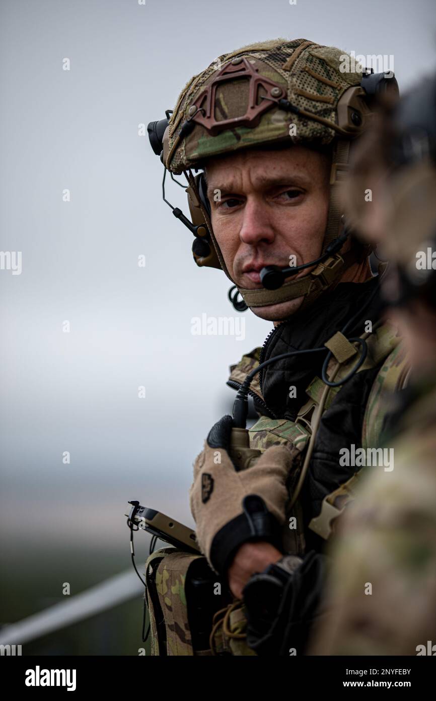 U.S. Air Force Tech Sgt. Matthew Ping, a Tactical Air Control Party ...