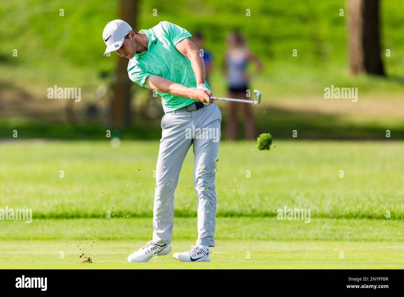 OAKVILLE, ON - JULY 30: Ryan Ruffels (AUS) plays a shot on the 17th ...