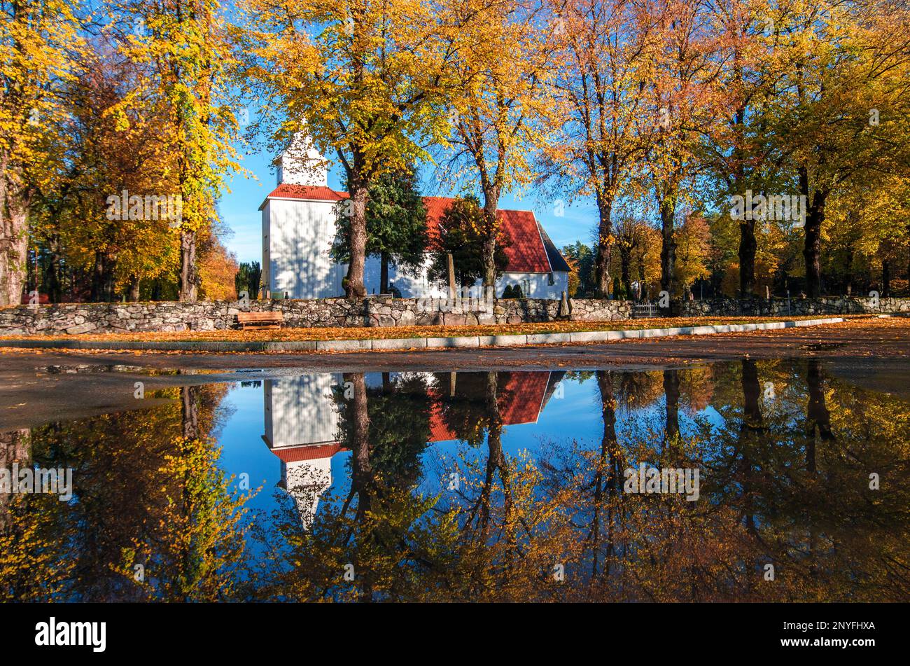 Grimstad church hi-res stock photography and images - Alamy
