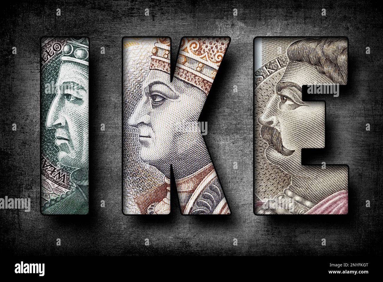 Ike logo design hi-res stock photography and images - Alamy